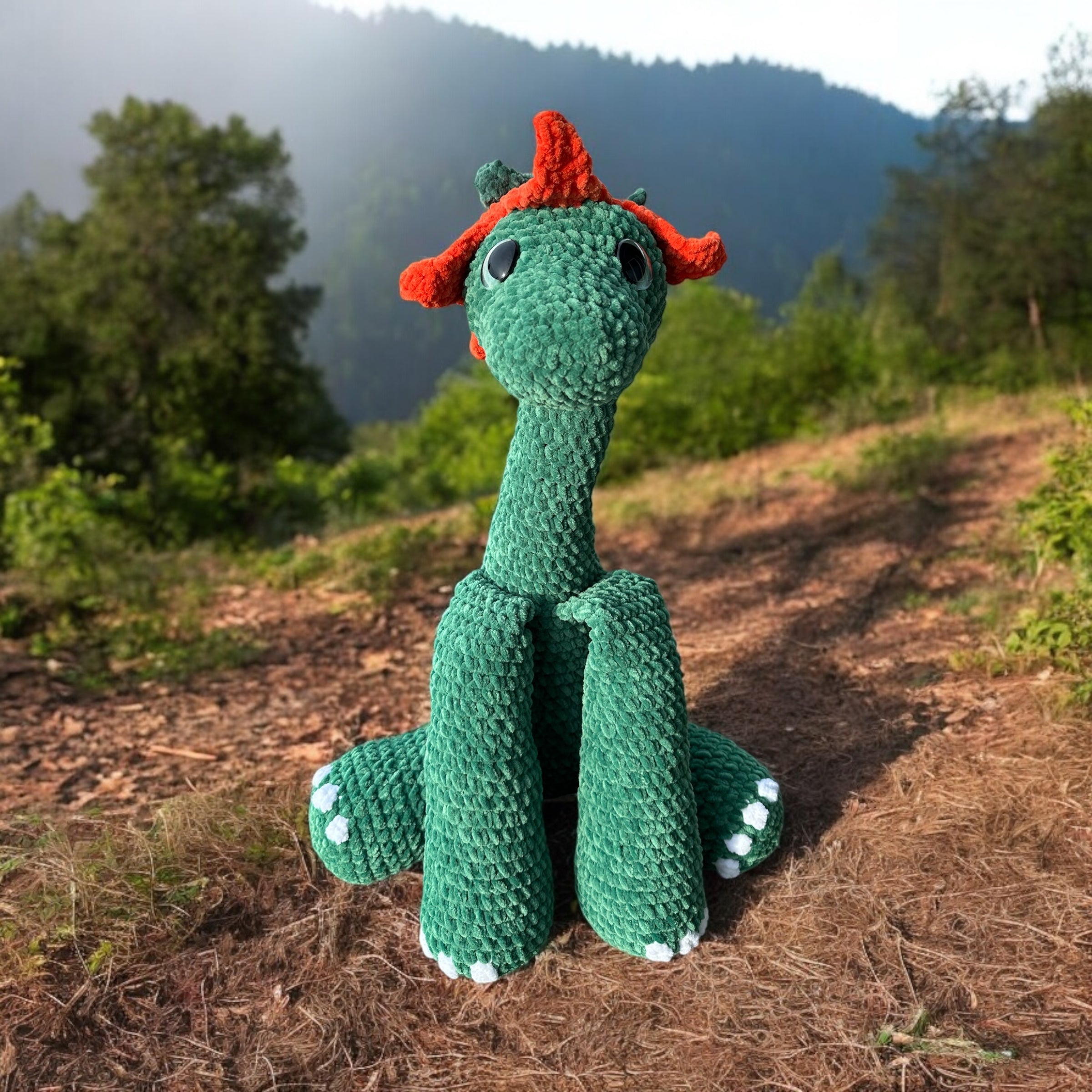 Brontosaurus Crochet Stuffie - 2ACrochet